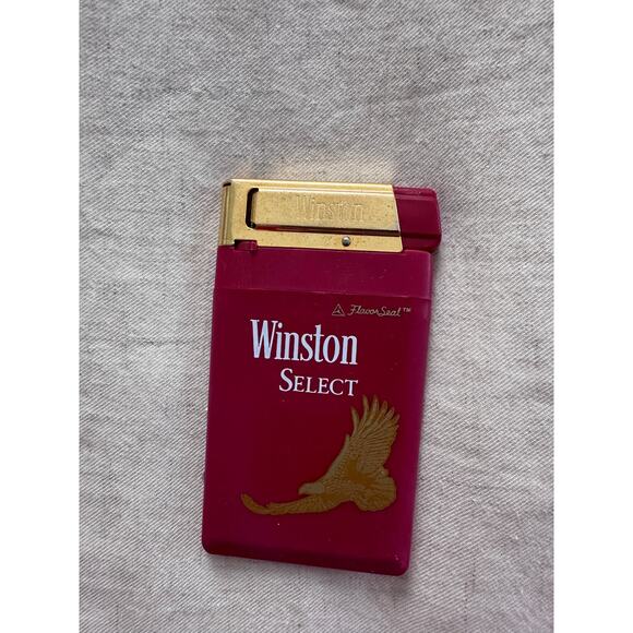 Winston | Accents | Vintage Red Winston Select Smooth Taste Thin Flat ...